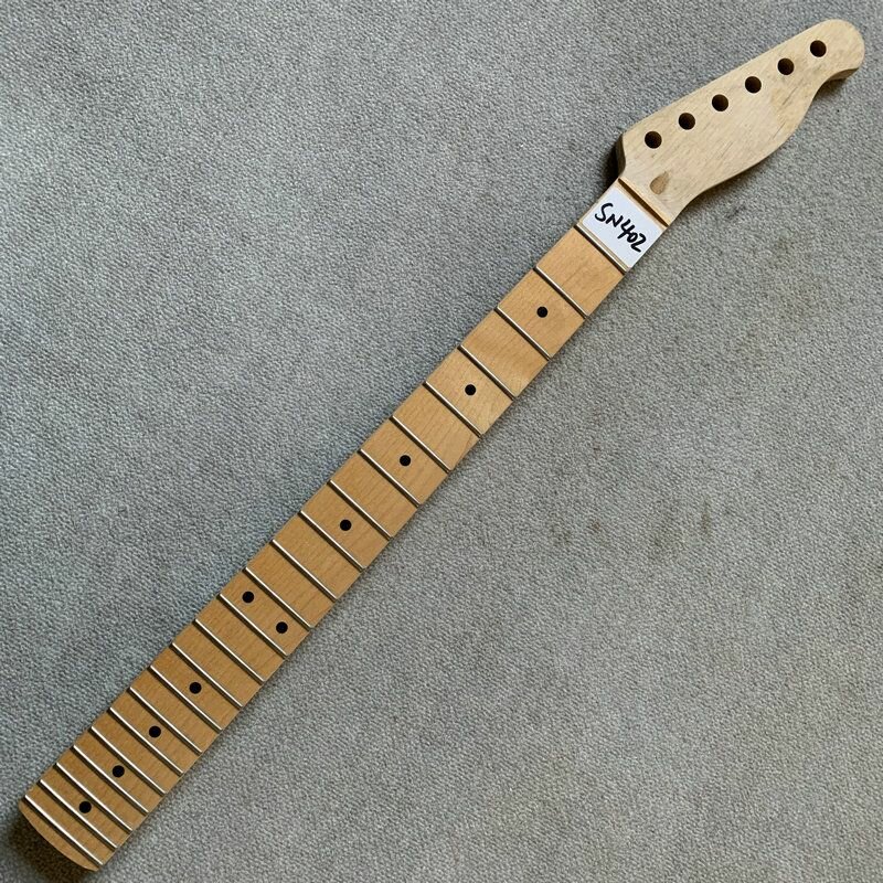 SN402 Гриф для электрогитары Telecaster (TL) кленовый, необработанный, для правшей, накладка палисандр, анкерный стержень, DIY/замена