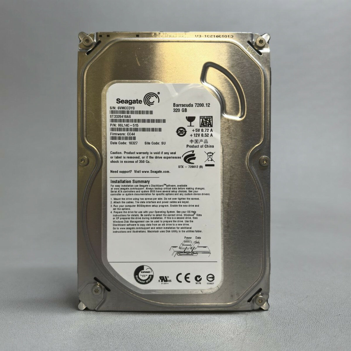 Жесткий диск Seagate ST3320418AS 320Gb (DY0)