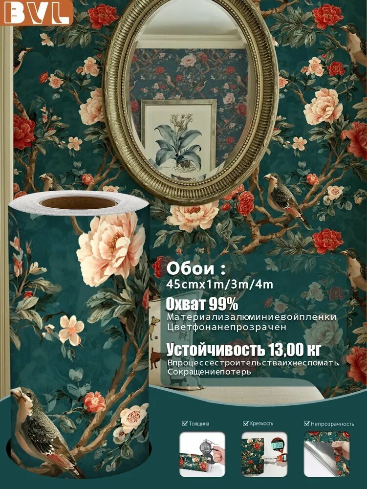 BVL Обои Синтетические 4 м, 0.45 м