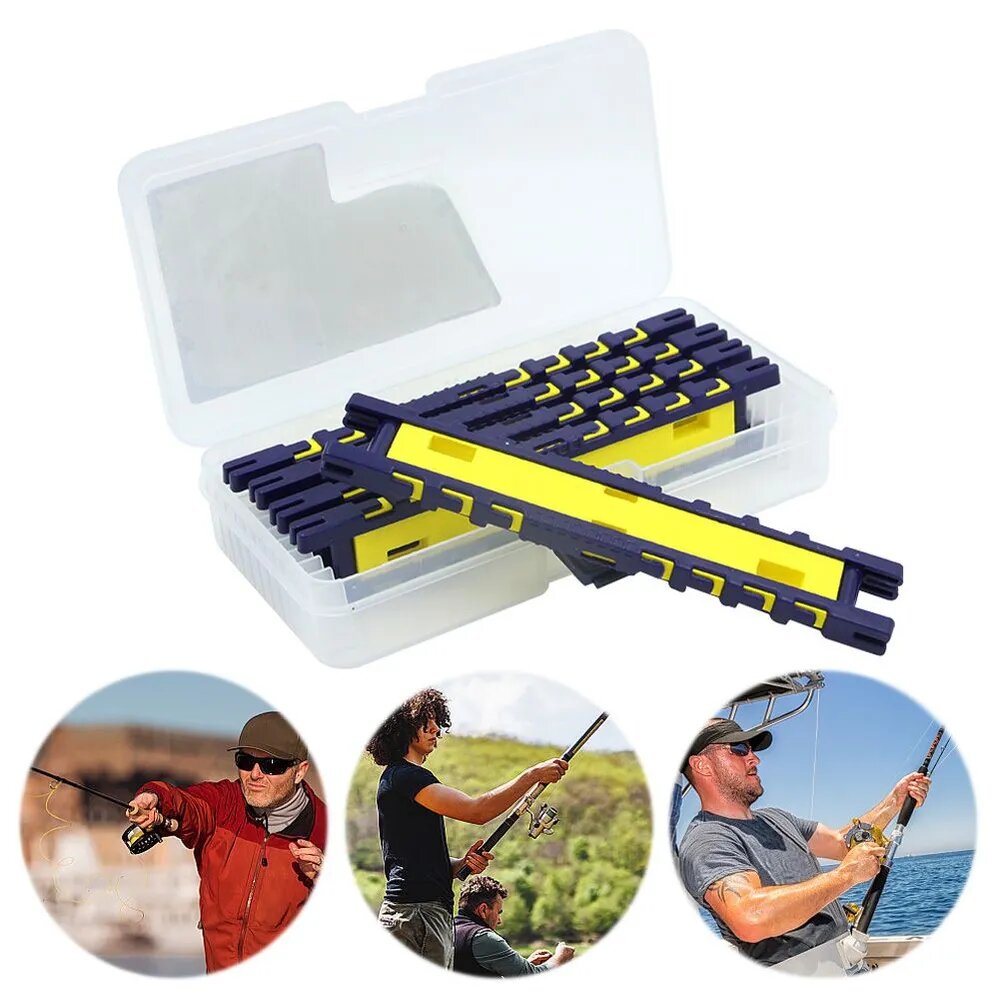 Бокс для хранения поводков с EVA досками, толстая пена, глубокие пазы, 185x105 мм