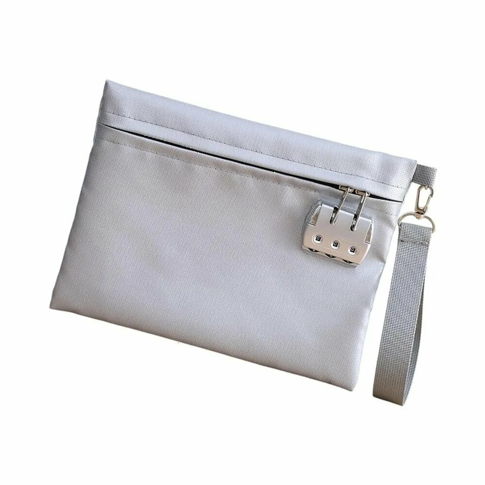 Огнеупорный конверт для документов, Серый - большой