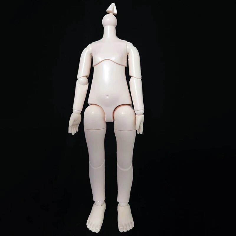 Кукла-эльф 1/6 BJD с открытой головой Белый, body C, head with body C