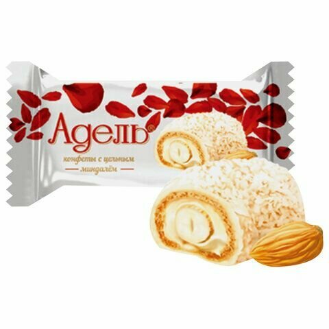 2 шт. Конфеты акконд "Адель" с цельным миндалём, в кокосовой стружке, 500 г, 202171128360002