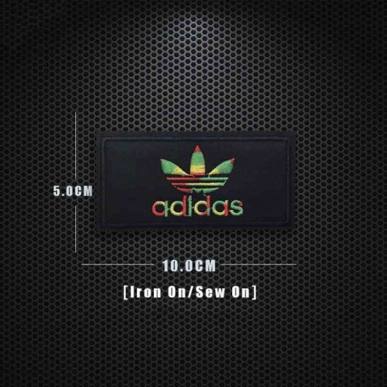 Adidas, вышитая тканевая нашивка, застежка-липучка