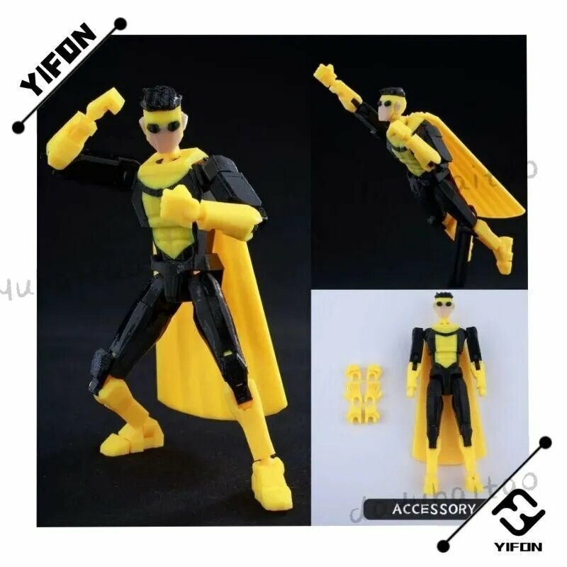 Фигурка Неуязвимый (Invincible-Dupli-Kate) Lucky Dummy 13,3D-печатный подвижный манекенdayuhaitao
