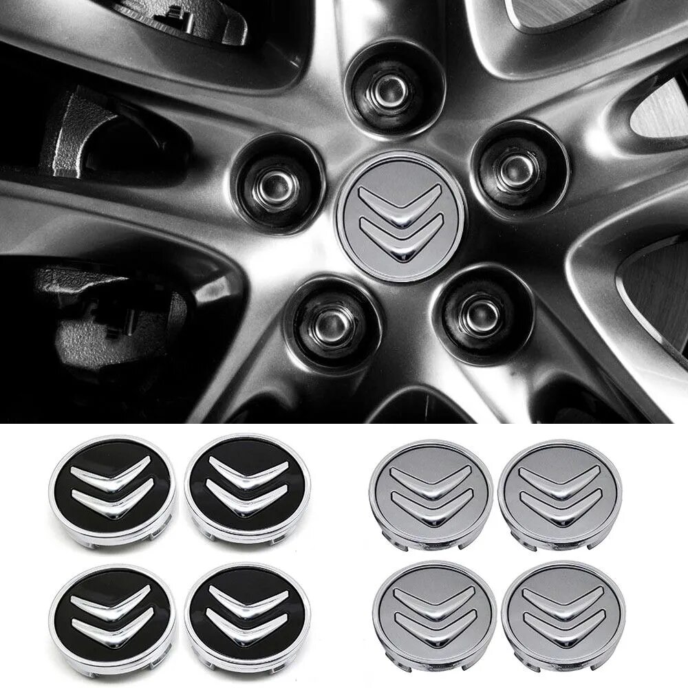 Колпачек заглушка на литые диски Ситроен 60мм 4шт