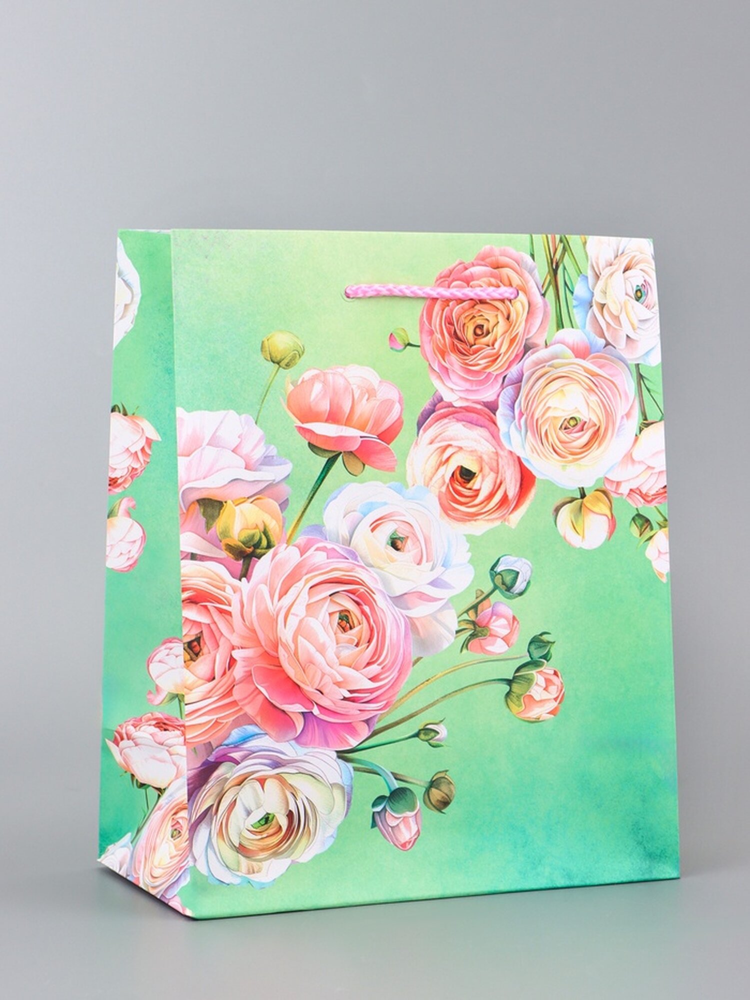 Пакет подарочный ламинированный, "Симфония цветов" 18 х 22,3 х 10 см 10961827