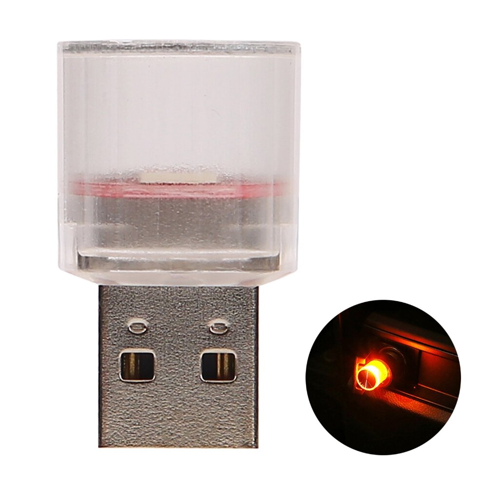 USB Светодиодная Подсветка для Автомобиля