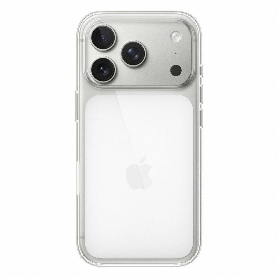 Чехол Apple Clear Case для iPhone 17 Pro с MagSafe (MGFT4) прозрачный