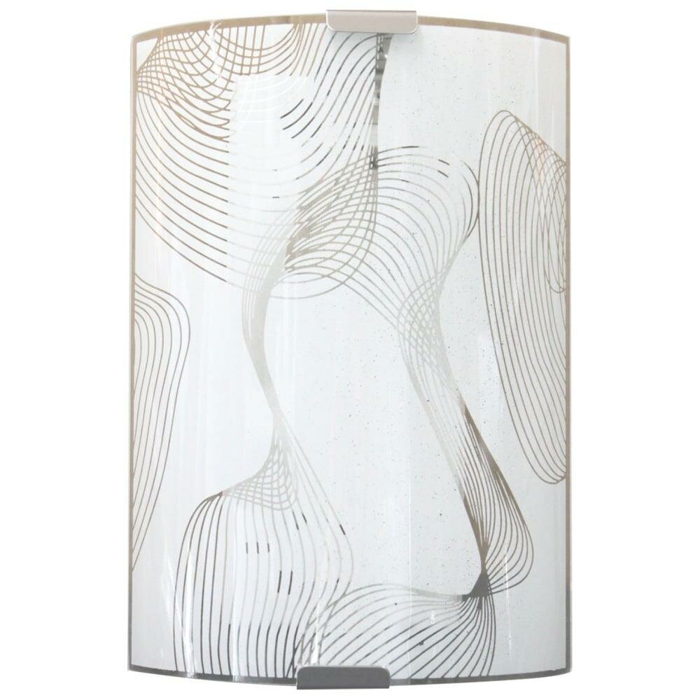 Светильник Элетех Бриз НББ 21-60 М21 ИУ 150x220 мм глянцевый белый/клипсы штамп металлик 1005205924