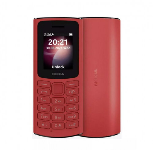 Мобильный телефон Nokia 105 Dual sim (TA-1557) Красный