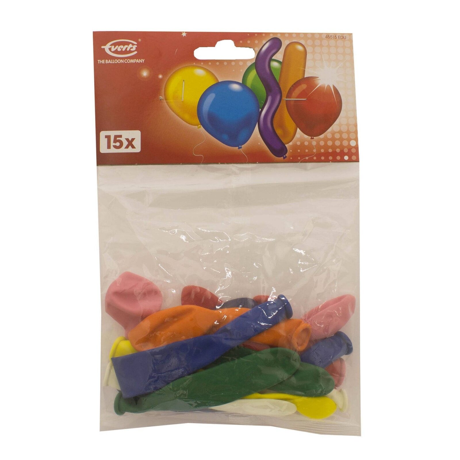 Шарики Everts, разноцв, 15 шт, ассорти