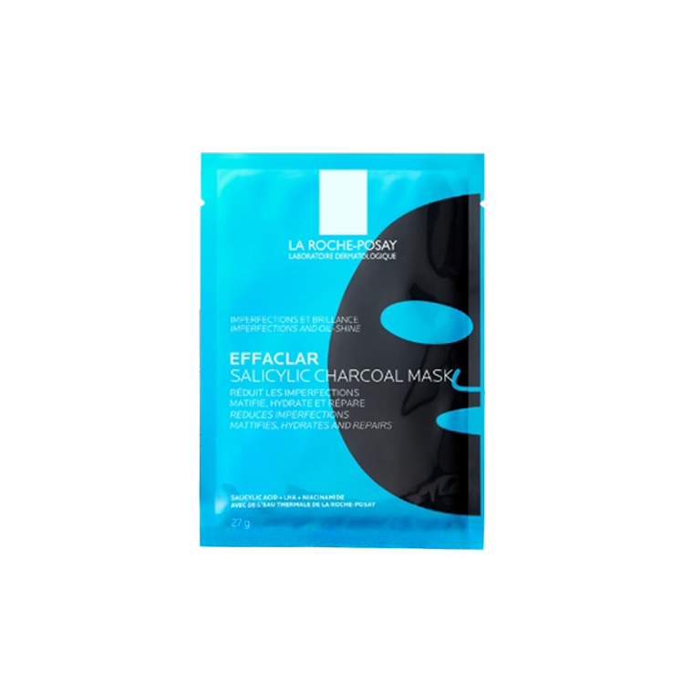 Маска LIFUQUAN с салициловой кислотой черная, унисекс, от прыщей и для восстановления кожи