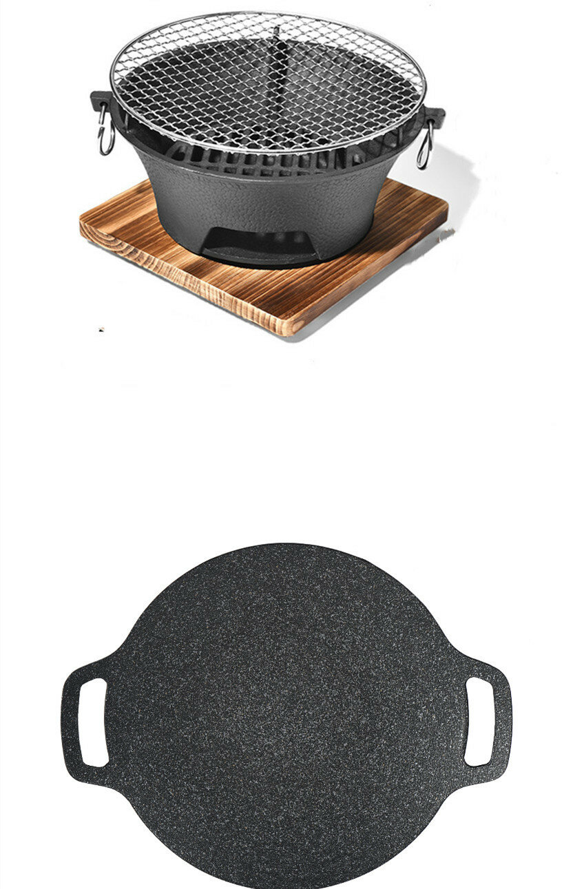 Чугунная угольная печь, BBQ печь, нагревательная угольная печь, печь для заваривания чая, домашние инструменты, полный набор, глиняная печь для обжига чая