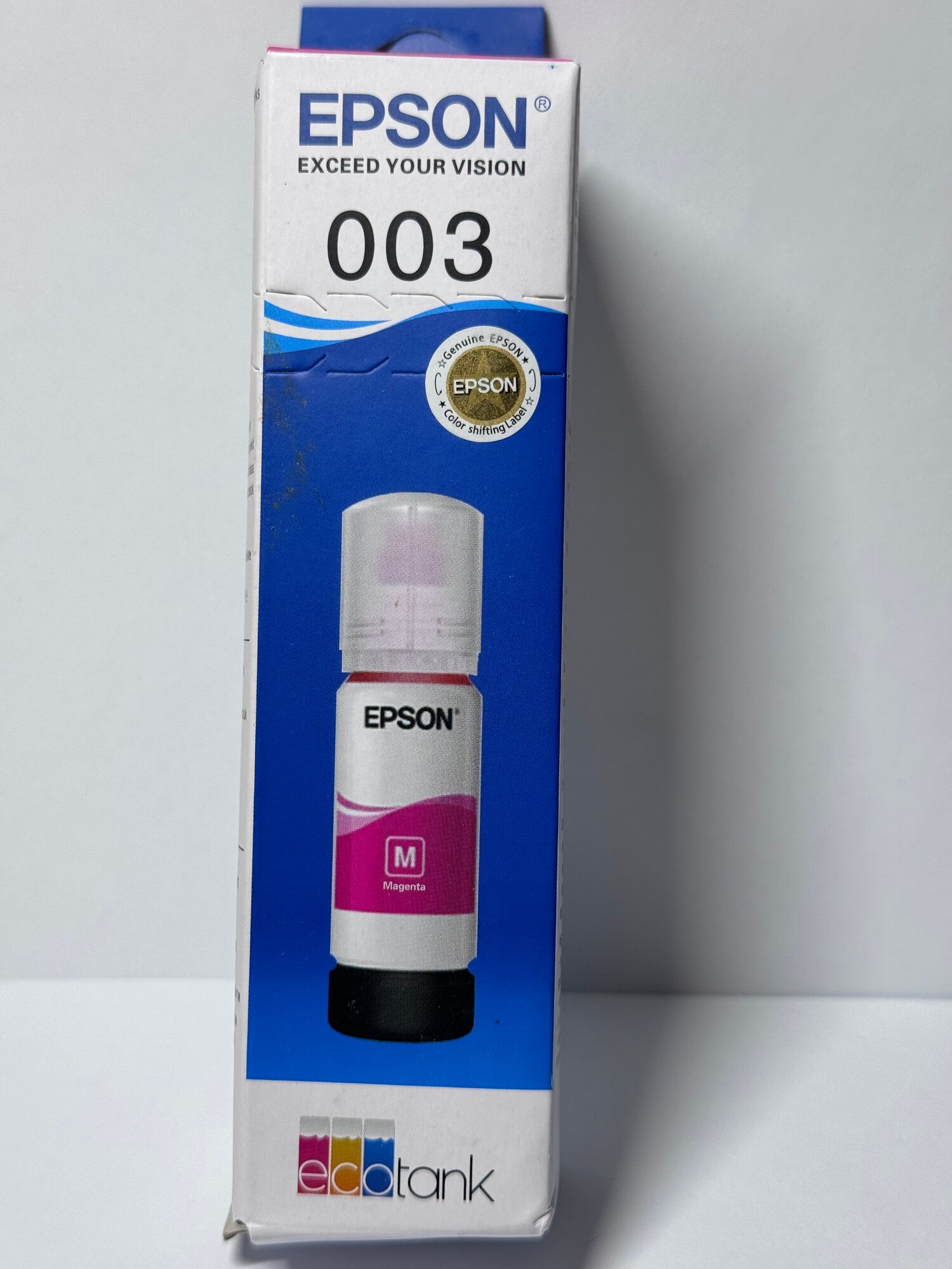 Контейнер для принтеров Epson 003 EcoTank Ink Пурпурный 65ml в коробке