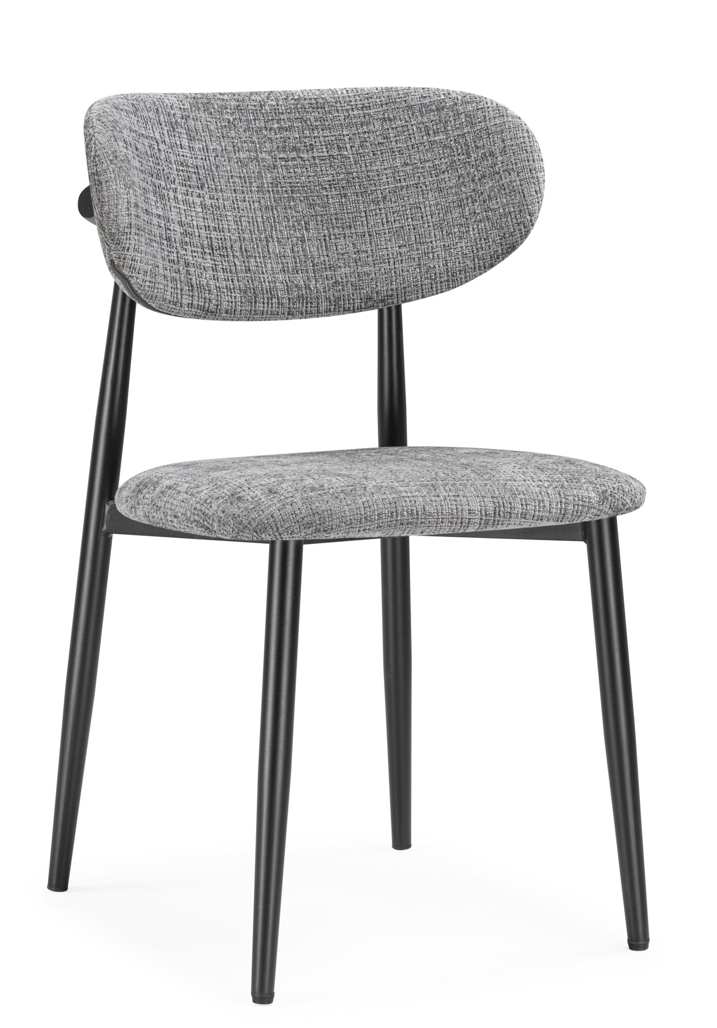 Стул на металлокаркасе Лайфмебель Lisbon серый / черный