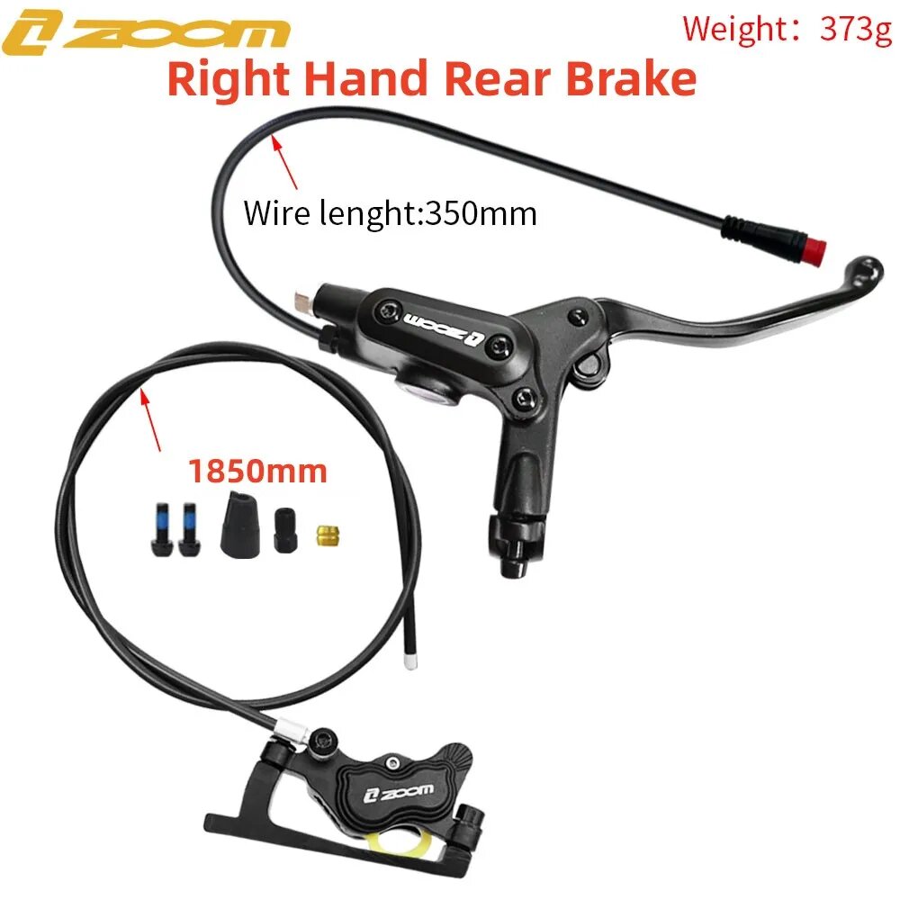 ZOOM 4-поршневой гидравлический дисковый тормоз для электровелосипеда Right Rear Brake