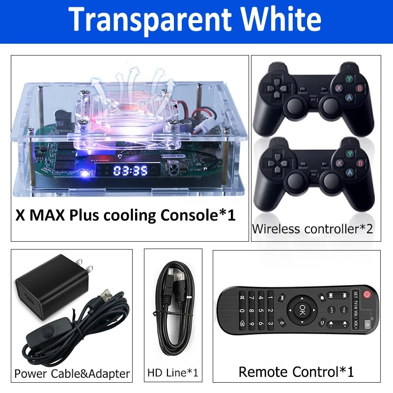 Игровая консоль Super Console X Max Plus 64GB, США, X MAX Plus-white