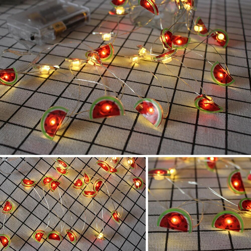 Светодиодная гирлянда XUNATA Фламинго/Ананас/Единорог 20 LED