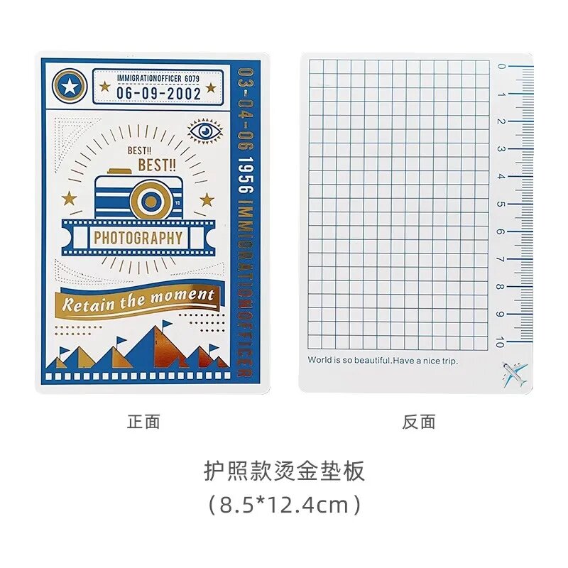 Многофункциональный блокнот путешественника, коврик для письма с сеткой, линейка, планировщик, журнал TN, дневник, доска для письма, полипропиленовые канцелярские принадлежности