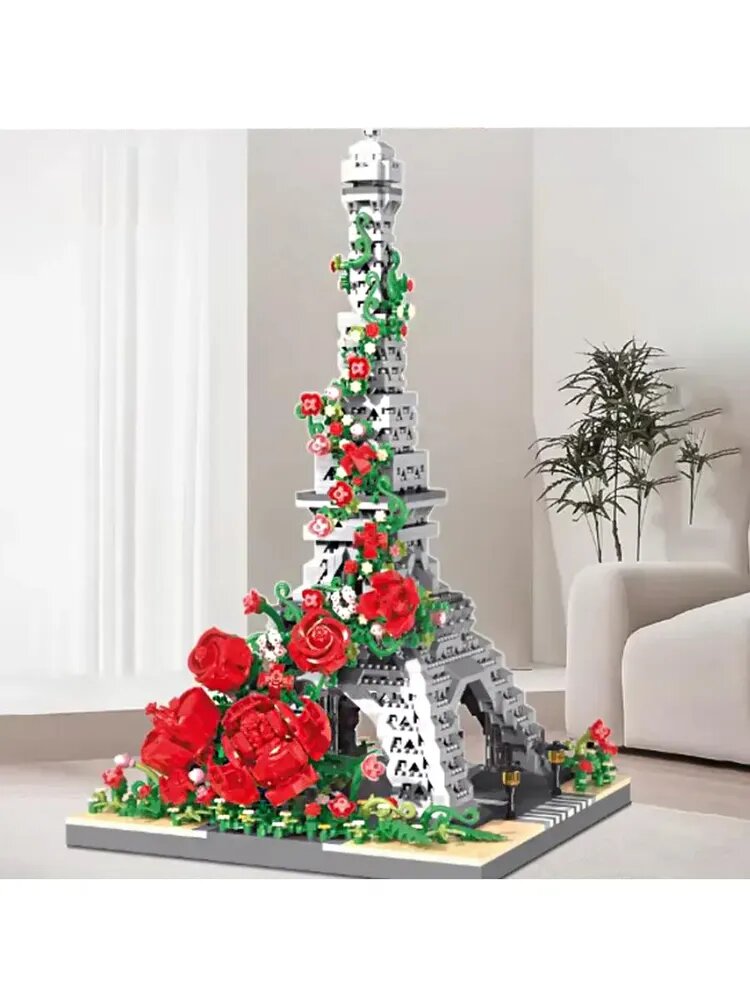 Конструктор пластиковый Эйфелева башня в цветах 2551 детали Architecture — фото 1