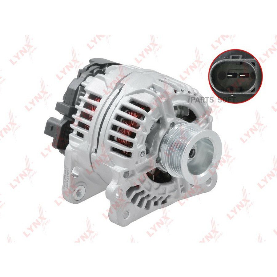 Генератор AUDI A2 1.4 00-05 SKODA Fabia 1.4 2.0 99-08 / Octavia I-II 1.4-2.0 96-13 VW Golf IV 1.4 от официального дистрибьютора, LYNXAUTO, артикул EA1312