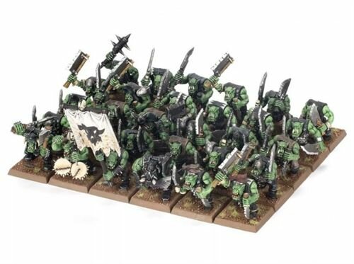 Настольная игра Orc & Goblin Tribes Orc Boyz Mob Warhammer The Old World