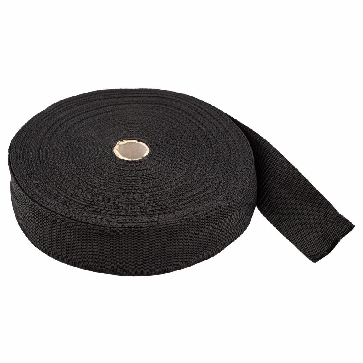 Стропа Красная лента №50, рисунок 6957, 50 мм, 30 м, 28-29 г/м, цвет 20, черная, С3077Г17