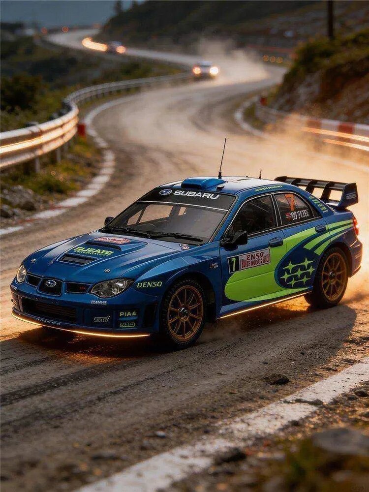 Аутентичный готовый кузов Killerbody 1/10 WRX9 IMPREZA WRC 2007 для ралли, совместимый с шасси 1/10 Rally, LC, PTG, TAMIYA XV-01.