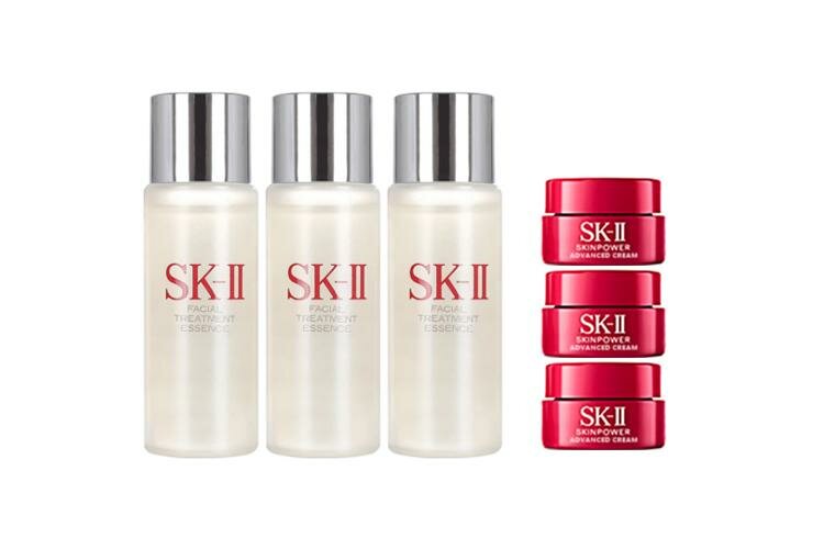 Набор пробников унисекс SK-II Goddess Water Serum Лосьон, красная, увлажняющий восстанавливающий уход для лица