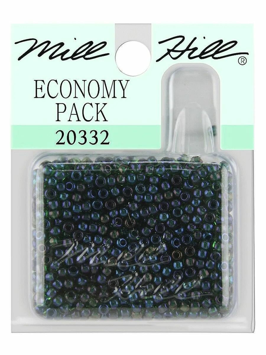 Стеклянный бисер Mill Hill Economy pack Beads 9.08 г, цвет: 20332