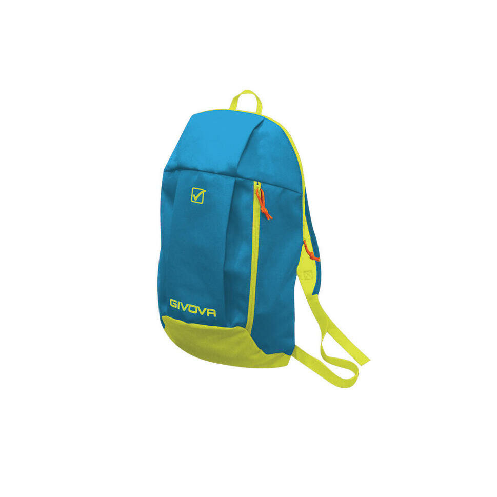 Decathlon Рюкзак Givova Zaino Capo, 12 л цвет Бирюзовый / Флуоресцентный желтый