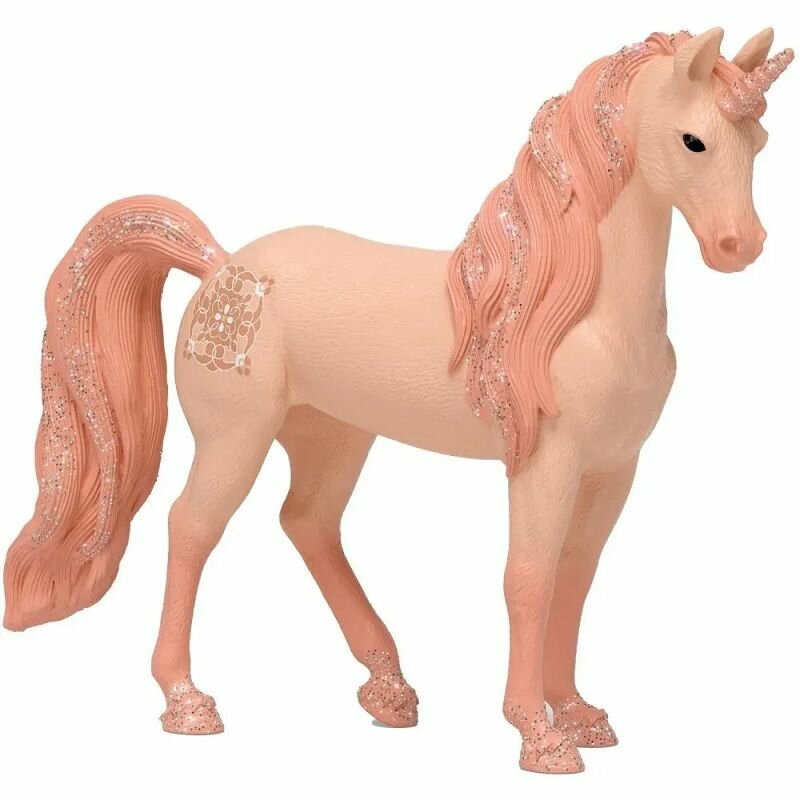 Фигурка Schleich единорог персиковая кобыла, 3.5x10.5 см