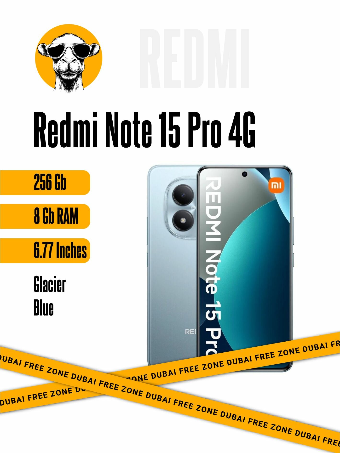 Смартфон Redmi Note 15 Pro 4G 8/256Gb Glacier Blue