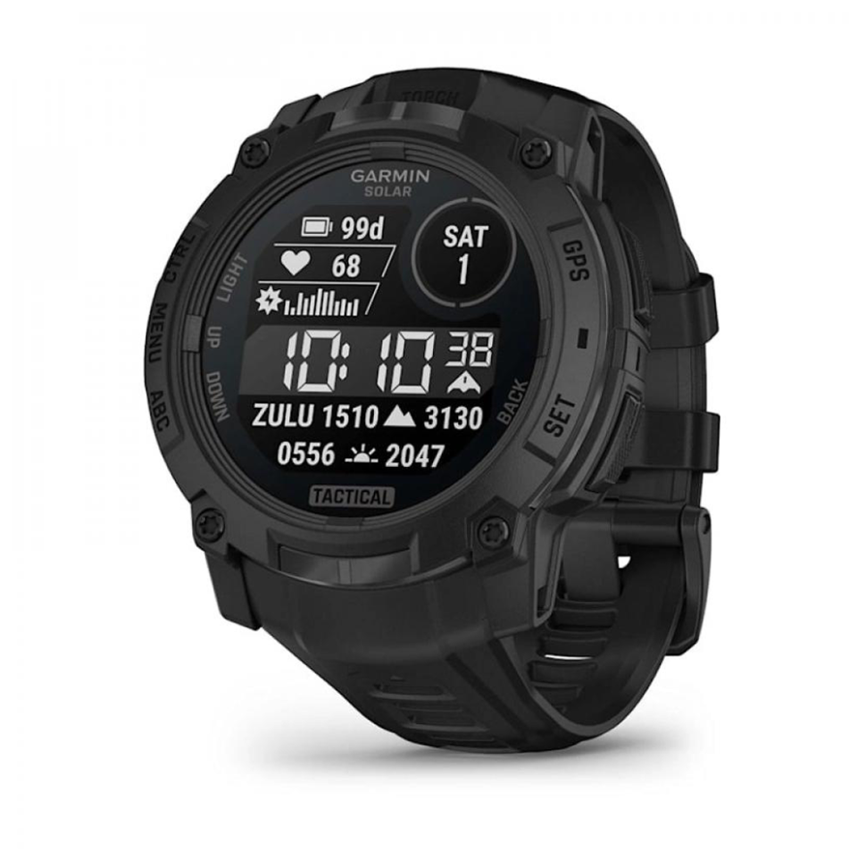 Часы Garmin Instinct 3 50 мм Solar Tactical Edition Black (010-02935-50)