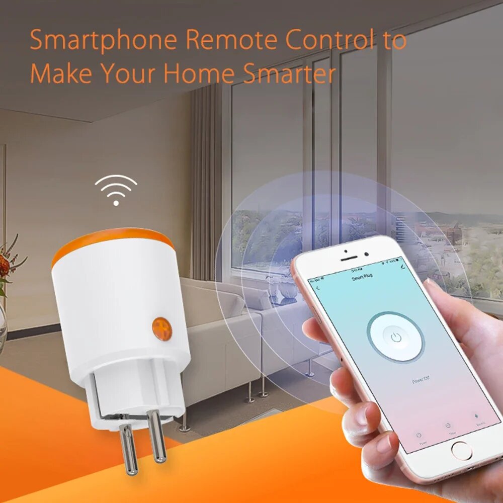 Haozee Tuya Smart Zigbee Розетка 1pcs1 — фото 1