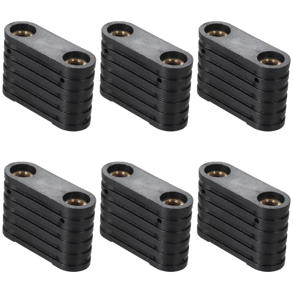 6 встроенных деталей для доски для серфинга SUP board с 2 отверстиями для латунной гайки