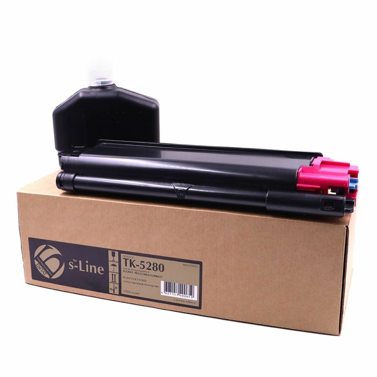 Тонер-картридж булат s-Line TK-5280M для Kyocera ECOSYS P6235 (Пурпурный, 11000 стр.)