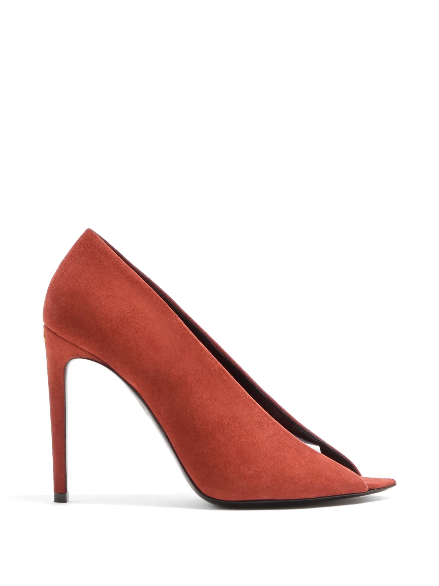 Туфли Open-toe révélé suede pumps 105mm 