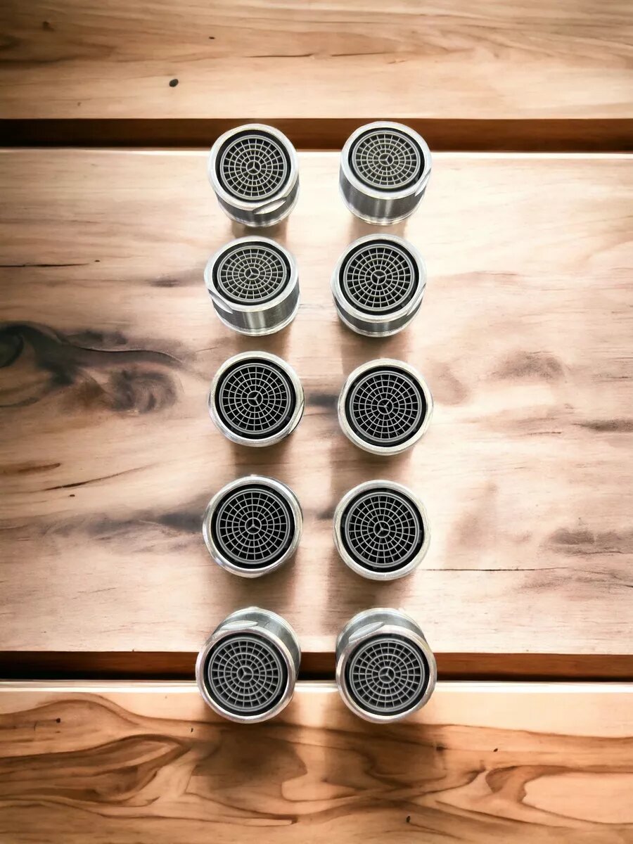 Аэратор металлический наружная резьба TP21S, диаметр 24 мм