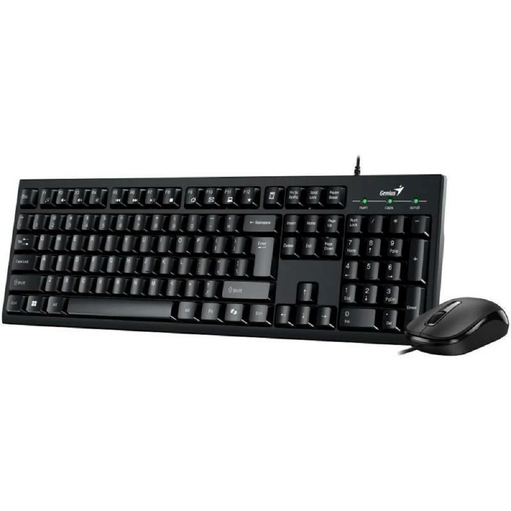 Комплект (клавиатура + мышь) Genius KM-100SE проводной