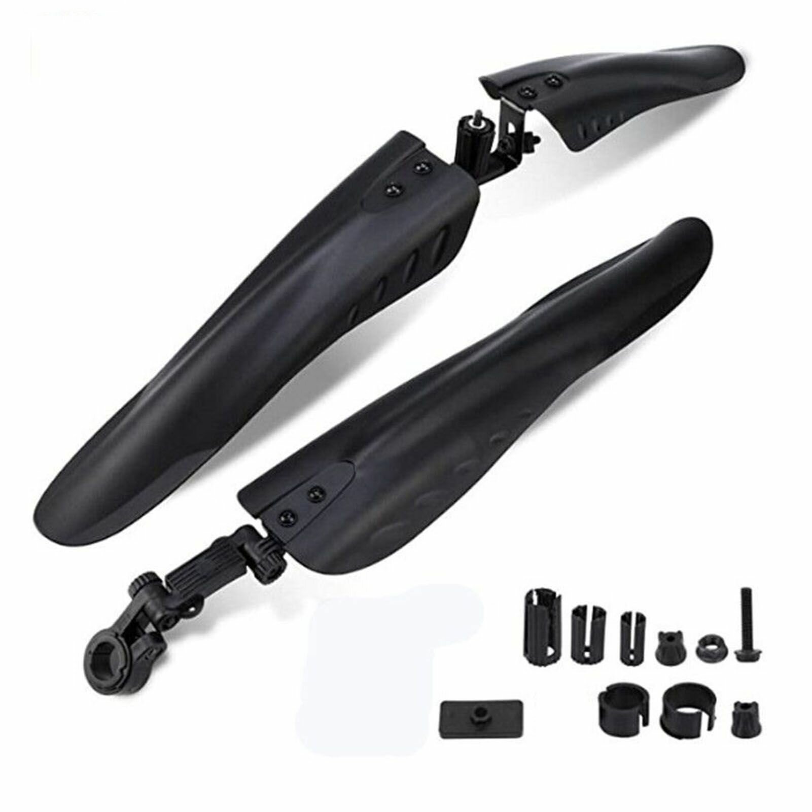 Комплект регулируемых брызговиков из трех частей для дорожного велосипеда