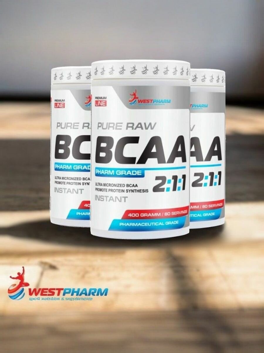 BCAA 2:1:1 400 гр, 80 порций