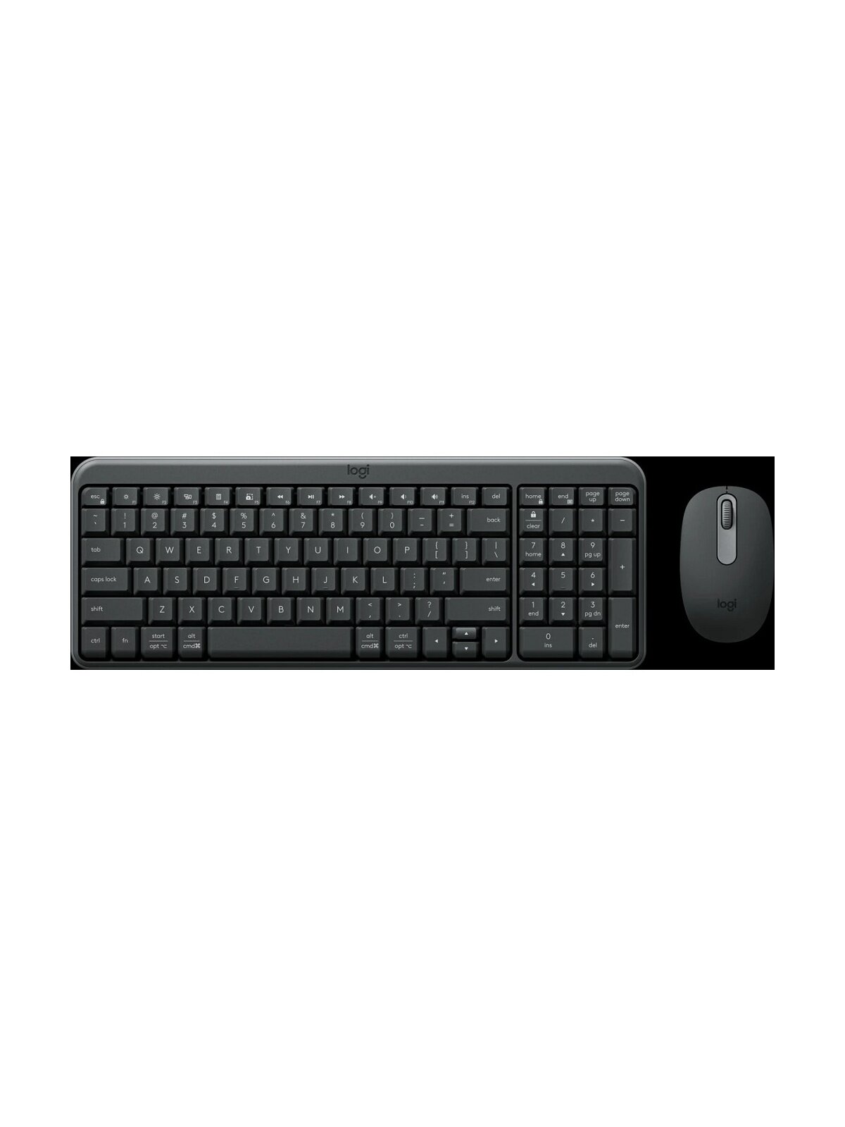 920-013853 Logitech Клавиатура + мышь MK250 оригинальная заводская гравировка RU/LAT