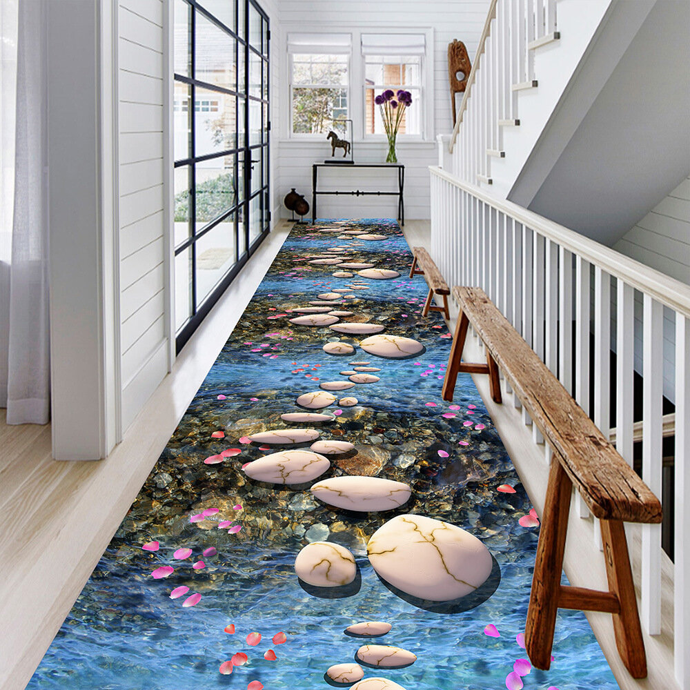 Коврик для пола в отеле, 3D-коврик, который можно разрезать, для входа, коридора, прихожей, лестницы, длинная полоса коврового покрытия для отелей.