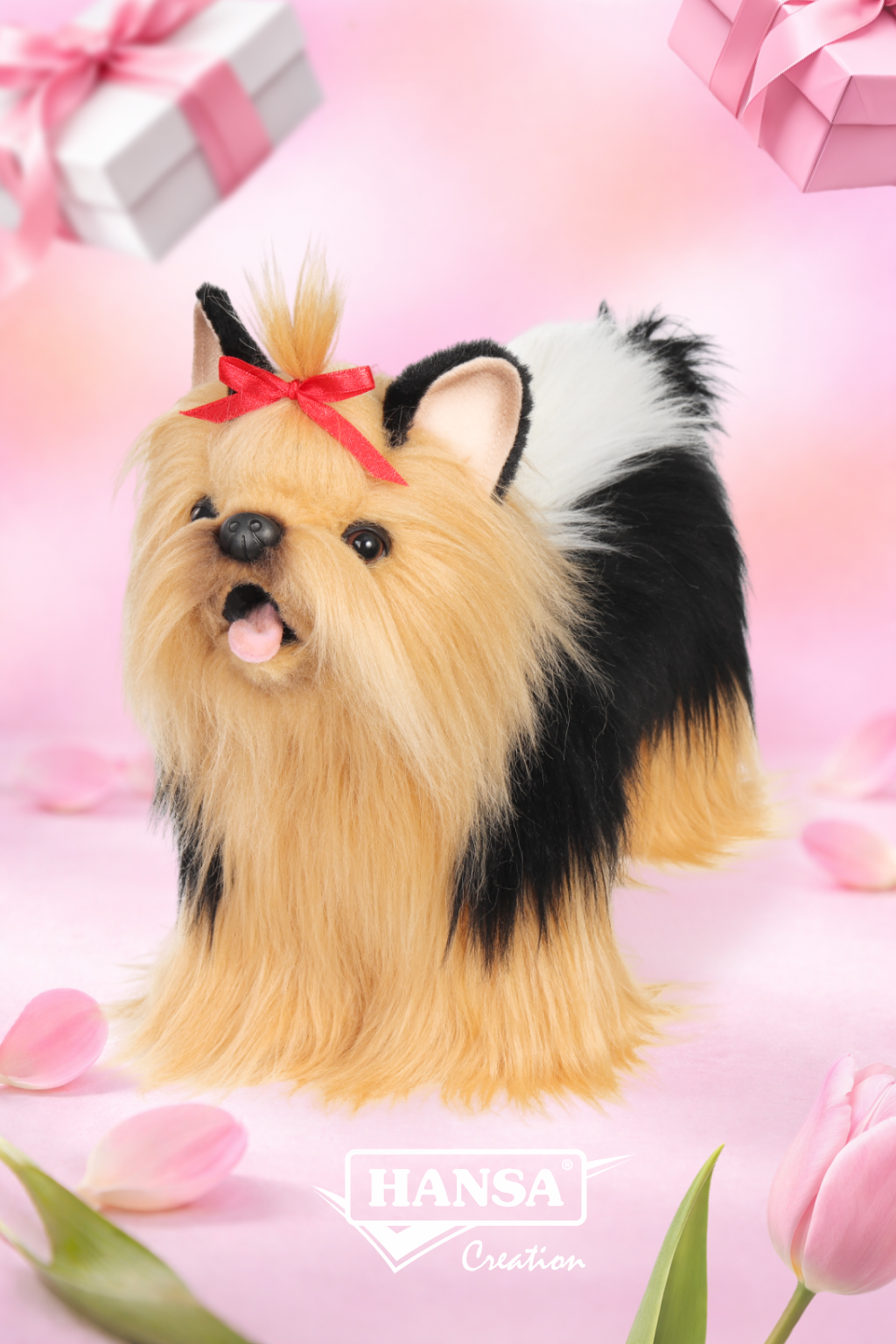 Реалистичная мягкая игрушка Hansa creation 6850 Йоркширский терьер, 35 см