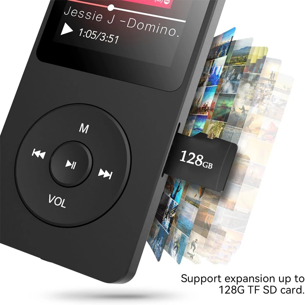 MP3-плеер KEBIDU черный Bluetooth — фото 1