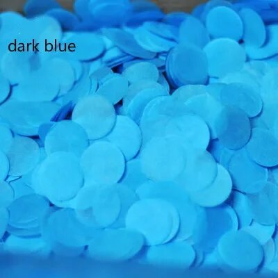 Конфетти из бумаги eTya, 10 грамм, 20 цветов Синий, dark blue