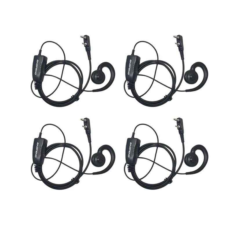Гарнитура для рации BAOFENG BF-106 черная 4PCS