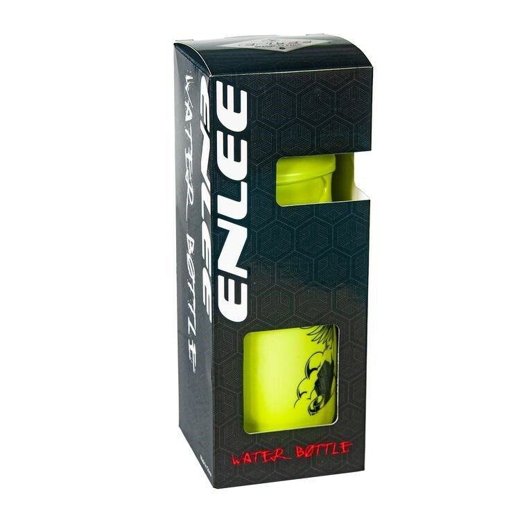 Велобутылка Enlee RR-20 Girl Yellow 0,6 л, пластиковая желтая